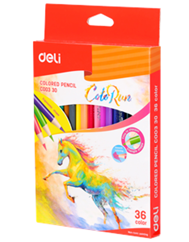 Deli 24-Piece Colour Pencil Set Multicolour | Color Pencils & Crayons ...