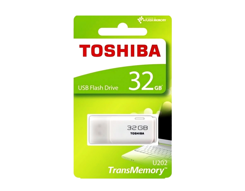 Toshiba USB flash drive 32GB TransMemory U202 | CD, Flash & Hard Drive ...