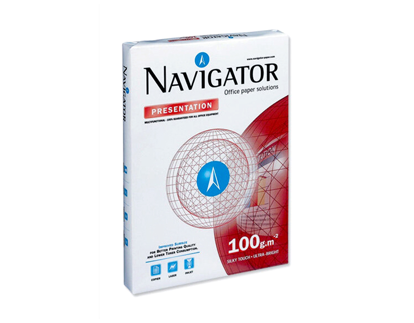 Navigator office paper solutions A4 Ream 100GSM | Special Thick papers ...