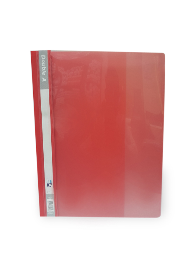 Double A business report file Pink A4 12 PCS | Clear Bags,Clear folders ...
