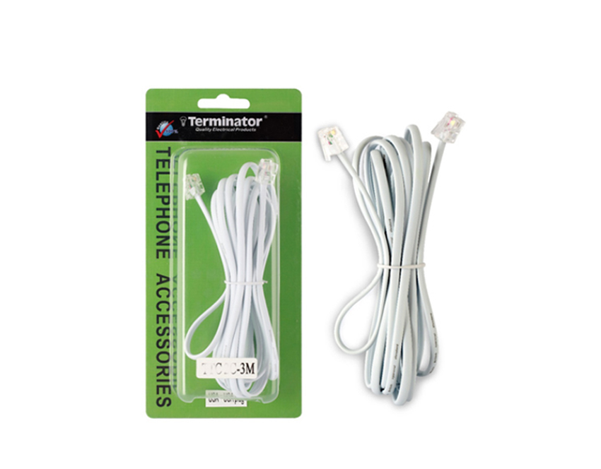 Terminator TelephoneCord (Black) | Mobile Accessories | Office Zone