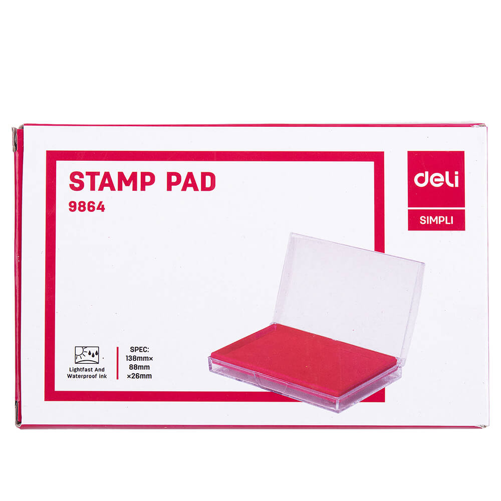 Deli 9864 Stamp Pad - Light Fast Water Proof Ink | Accessories | Office ...