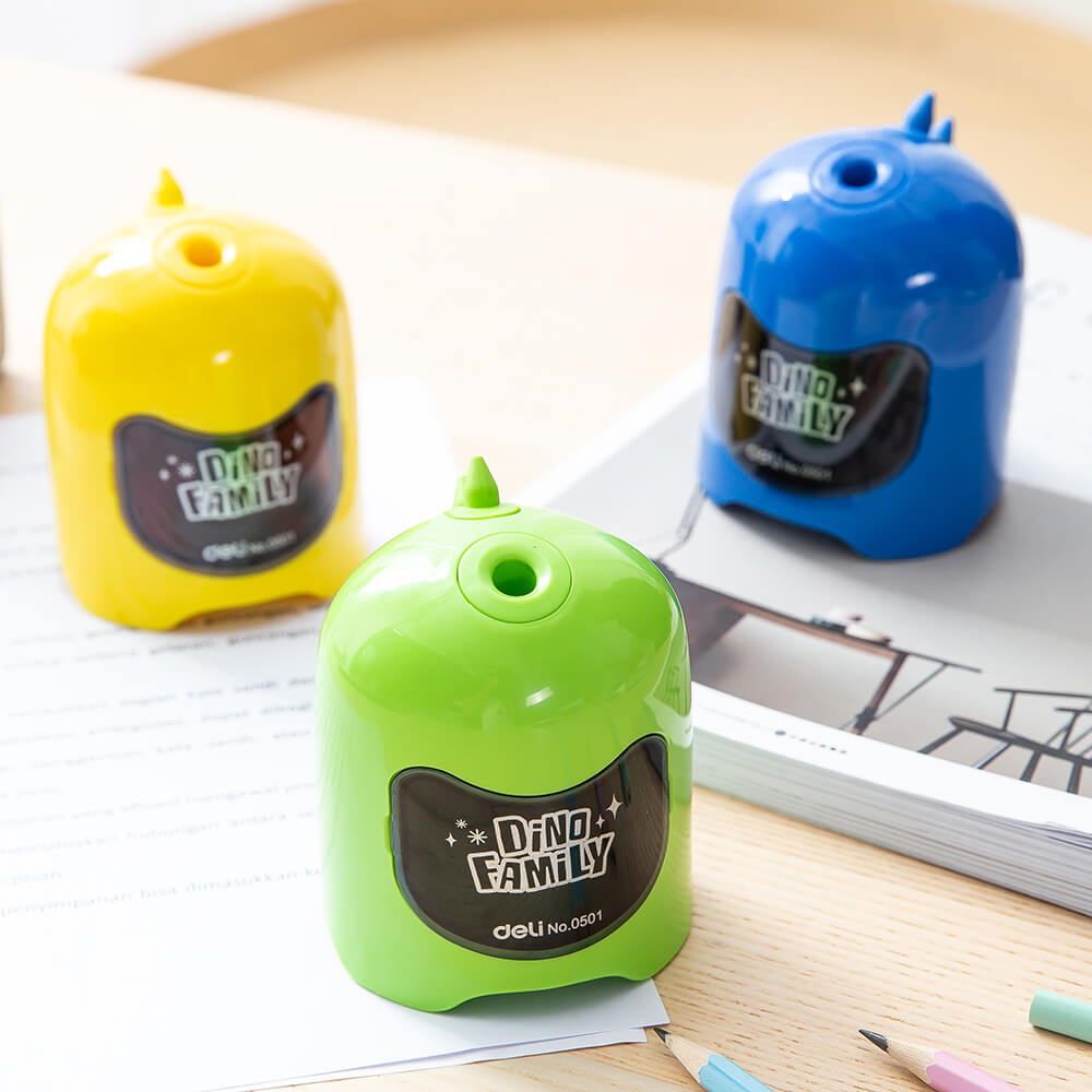 Deli stylish Dino Family Sharpenar | Sharpener, Eraser & Correction ...